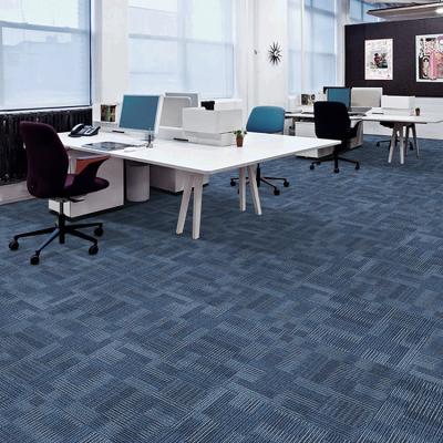 China Square Loop Pattern PVC Carpet Tiles for Office and Home 100%Polypropylene Material for sale