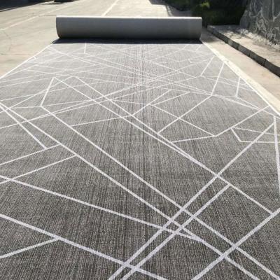 Cina Tappeto bianco stampato in nylon su misura per alberghi Camere da letto Corridoi Auto e sale da banchetto in vendita
