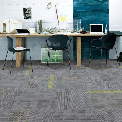 中国 商店室 50 X 50 ナイロン 質感 パターン モケート 広角 カーペット タイル オフィス 販売のため