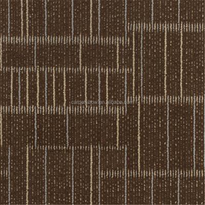 China 100% PP Stripe Design Office Carpet Tile BALANCE voor de commerciële sector van Maleisië Te koop