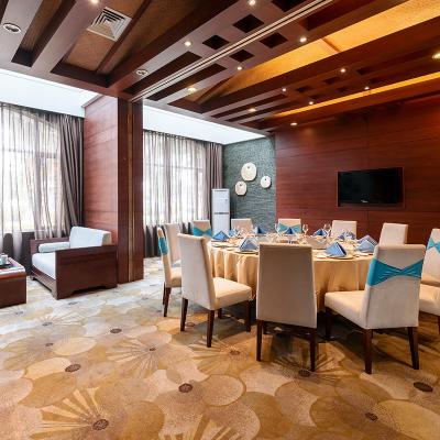 Cina Medium Pile Customized Purple Hotel Carpet per soggiorno Ignifugo Luxury Broadloom in vendita