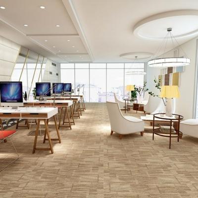 Cina 500x500 tappeto per hotel con supporto in PVC verde e costruzione di pile a ciclo in vendita