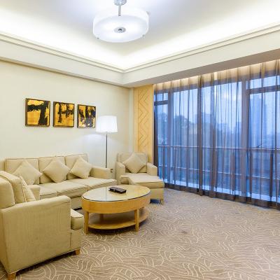 中国 80% 羊毛 20% ナイロン ホテル 客室 の 壁 から 壁 に 印刷 さ れ た 現代 防火 カーペット 販売のため