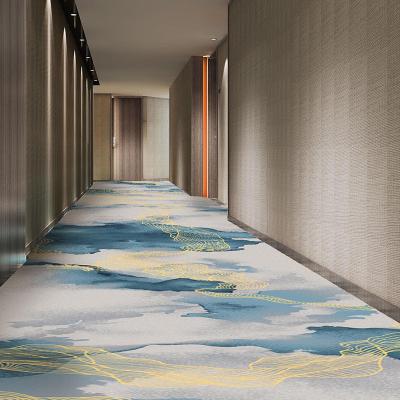 Cina Fornitori di tappeti per corridoi in stile moderno tappeto da parete a parete per hotel di lusso in vendita