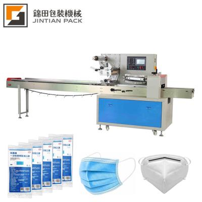 China Food Factory Price Automatic Disposable Medical Mask N95 Mask Packing Machine for sale