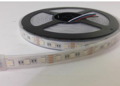 Cina colore del tubo quattro del silicone di 14.4W IP67 in una luce di striscia dello smd 5050 in vendita