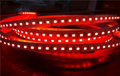 Cina 1m 120LEDs/m. di 24V 12v ha condotto le strisce leggere Epistar flessibile, illuminazione di striscia principale esteriore dello smd 3535 in vendita