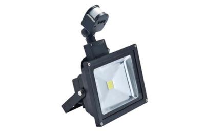 China Waterproof Outdoor LED Floodlight / 20 Watt 60Hz High Efficiency Bridgelux PIR Motion Sensor Light for sale