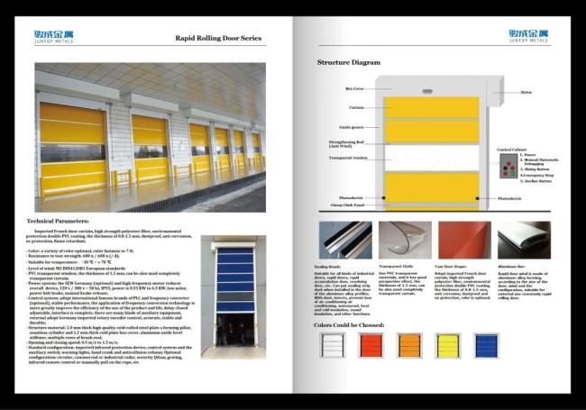 Rolling High Roll up Fast Roller Shutter Spiral Security Garage Door