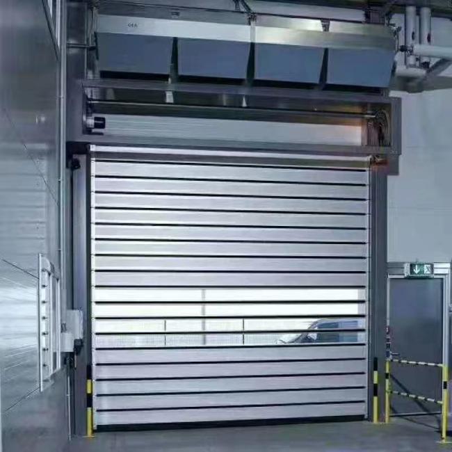 Fast Roll up and Shutter Spiral Automatic Security Warehouse Door