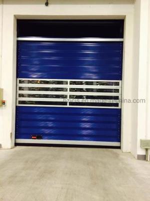 China Painel de porta linear liga de alumínio Rolo rápido e obturador Porta de garagem de segurança espiral à venda