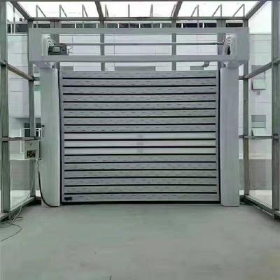 China Rolling Grey Shutter Spiral Security Automatic Warehouse Door with and Fast Rolling for sale