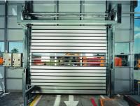 China High Speed Rolling Rapid Roll up and Shutter Spiral Security Automatic Door Customization for sale