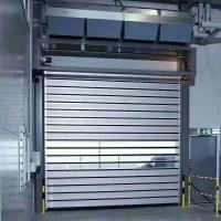 China JTM-D05 Fire Proofing Automatic Fast Roll up Roller Shutter Spiral Security Garage Door for sale