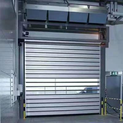 China Industrial High Speed Rolling Rapid Roll up Fast Roller Shutter Spiral Automatic Door for sale