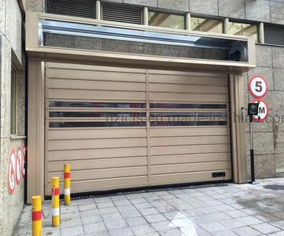 China Aluminum Alloy Fire Proofing High Speed Roller Shutter Door with Remote Control for Industrial Use for sale