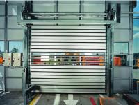 China Customized High Speed Roll up Automatic Roller Shutter Door with Fire Proofing Security Features for sale