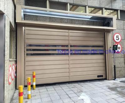 China Aluminum Alloy High Speed Rolling Shutter Door with Fire Proofing and Customized Model for Logistics Centers for sale
