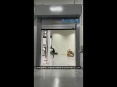 remote control 100w aluminum alloy rolling up and shutting security warehouse garage door