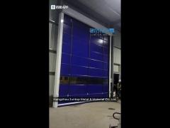 aluminum alloy rapid rolling up and shutting security garage door for industrial needs