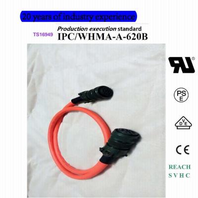 China Circular connector (MS3106A-2018S+20-29s ）wire harness Custom processing for sale