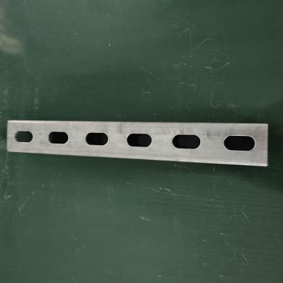 China Q235B Q355B Galvanized C Channel 41x21 Square Angle Slotted Metal Channel for sale
