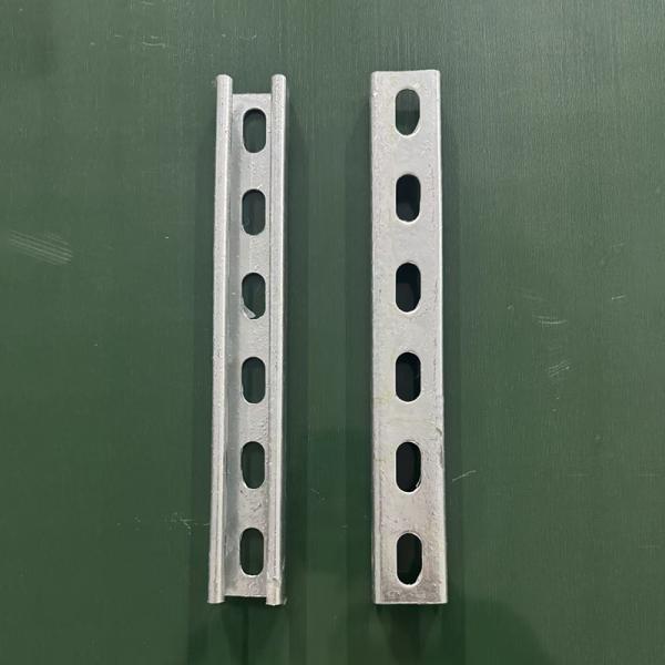 Quality 3m / 6m Pre Galvanized Iron C Shaped Channel Steel 41x41 & 41x21 Sizes High Strength Anti Corrosion for sale