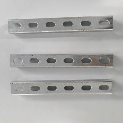 China Hot Drawn Steel Unistrut 41x21 Channel  Cold Bending Roll Forming for sale