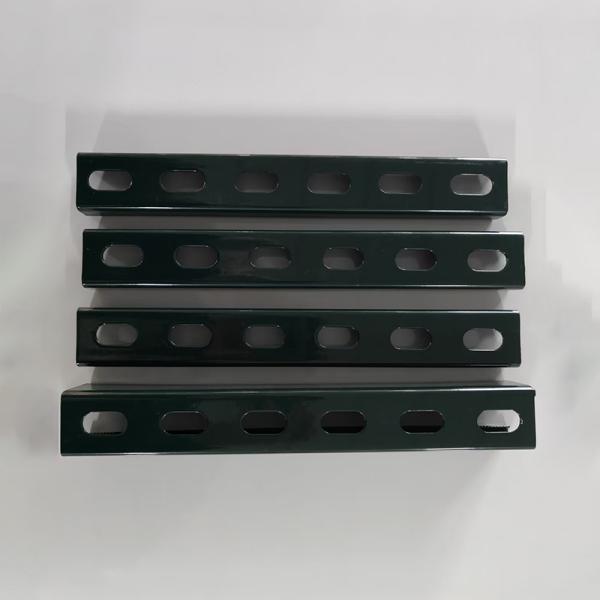 Quality Powder Coated Dark Green 41x41 Unistrut Channel Customization for sale