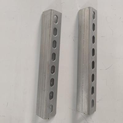 China Polishing Punched Angle Iron Slotted Angle Bar  For Construction Use for sale
