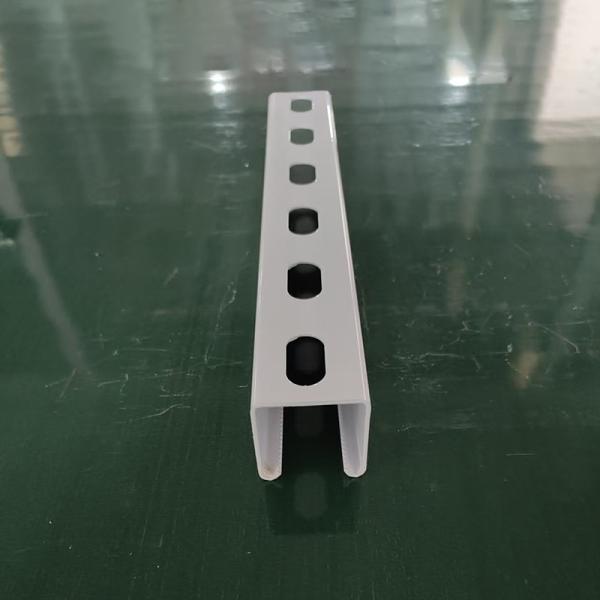 Quality Powder Coated White Steel  C Strut Channel For Indoor Pipe Support System for sale