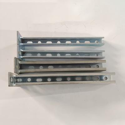 China Steel Wall Bracket Perforated Mounting Slotted C Channel Steel For Industrial & Construction for sale