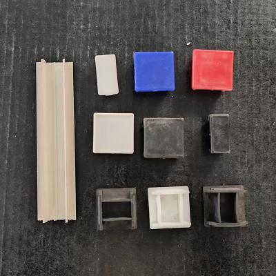 China Colorful Plastic C Channel Cover Anti Scratch Protective C Channel End Caps For Strut Rail for sale
