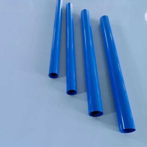 Quality Metal EMT Conduit with Blue Polyester Powder Coating and Galvanized Steel for Electrical Wiring Protection and Maintenance for sale
