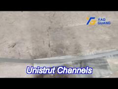 strut channel serrated strut beam clamp with u bolt anti slip toothed pressure plate