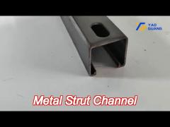powder coated unistrut metal strut channel 2.45mm thickness resist corrosive