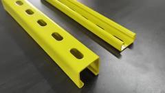 Durable Red Powder Coated C Channel Strut for Fire Safety