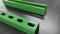 Durable Green Powder Coated C Steel Channel for Solar