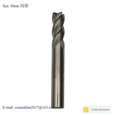 China Milling Tools Two Straight Flutes Carbide End Mill for Steel for sale