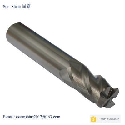 China Sun Shine TOOLS HRC45/55/65 with 3 Flutes and 4 Flutes Rough End Mill for sale