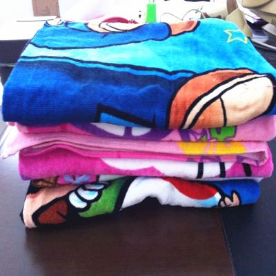 China Sun Shine Children Kids Swim Beach Bath Towel for Girls / Boys for sale