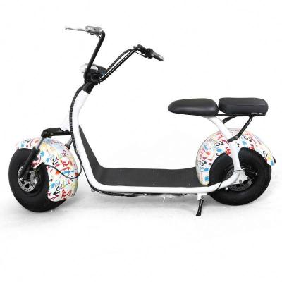 China Sun Shine 1500W 60V 12ah lithium battery One Wheel Electric Motorcycle 2 wheel citycoco electric scooter for adults for sale