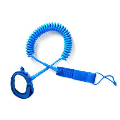 Cina Allungamento lungo elastico blu su ordinazione 3M del guinzaglio 70CM della pagaia del kajak di TPU in vendita