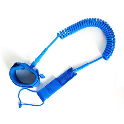 Cina Allungamento lungo elastico blu su ordinazione 3M del guinzaglio 70CM della pagaia del kajak di TPU in vendita