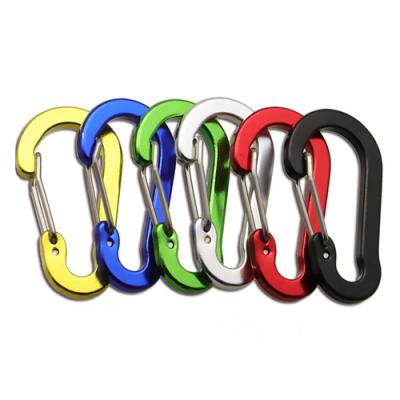 Cina Stile piano Carabiner di modo di alluminio del gancio di 5CM che sopporta 15KG in vendita