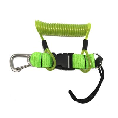 Cina Bobina a spirale resistente Lanyard Diving Camera Holder Tether del rilascio rapido in vendita