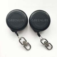 China Stainless Steel Wire Retractable Tool Tether 1.2m 5kg Safety Lanyard for sale
