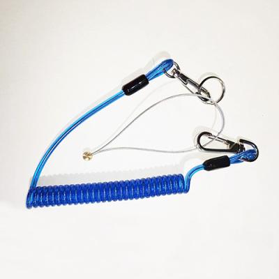 Cina Alto cavo di trazione dentro la bobina di plastica Lanyard Spring Tool Tether in vendita