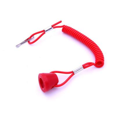 Cina Cavo elastico del cotone 3.5mm dell'unità di elaborazione di Jet Ski Safety Lanyard della bobina per i motori in vendita