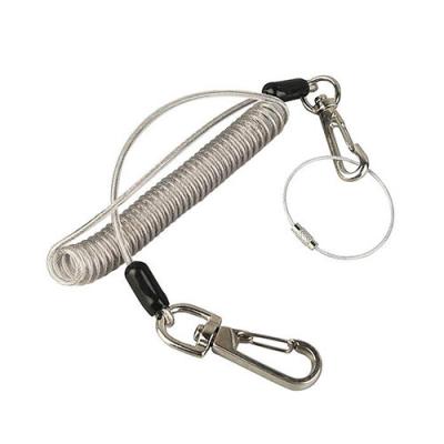 Cina Prevenzione delle cadute degli utensili Lanyard a bobina di filo trasparente per il lavoro in altezza in vendita